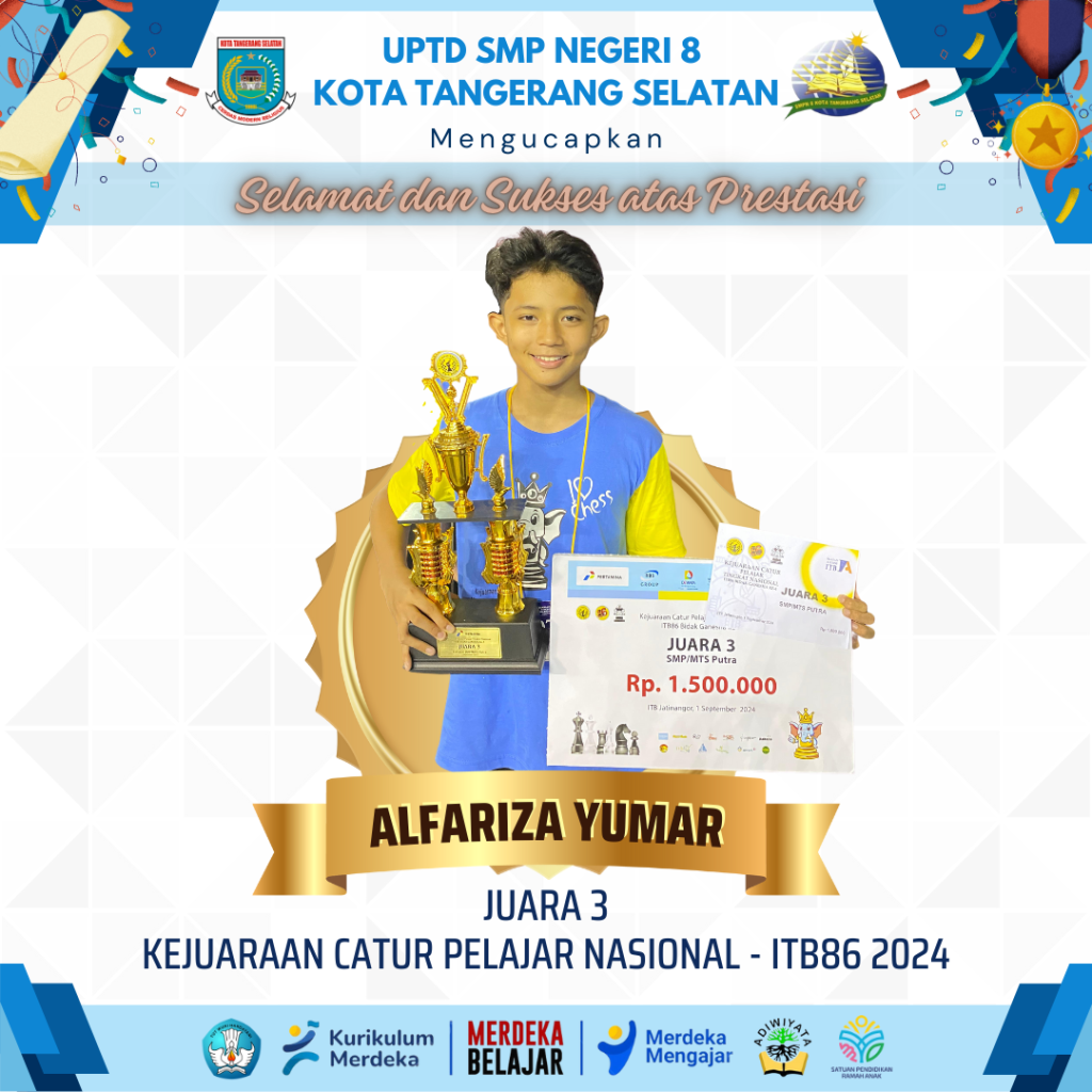 Prestasi Non Akademik – SMPN 8 Kota Tangerang Selatan